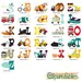 TRANSPORT ALPHABET Clipart, Vehicles, Kids English Alphabet, Nursery ...