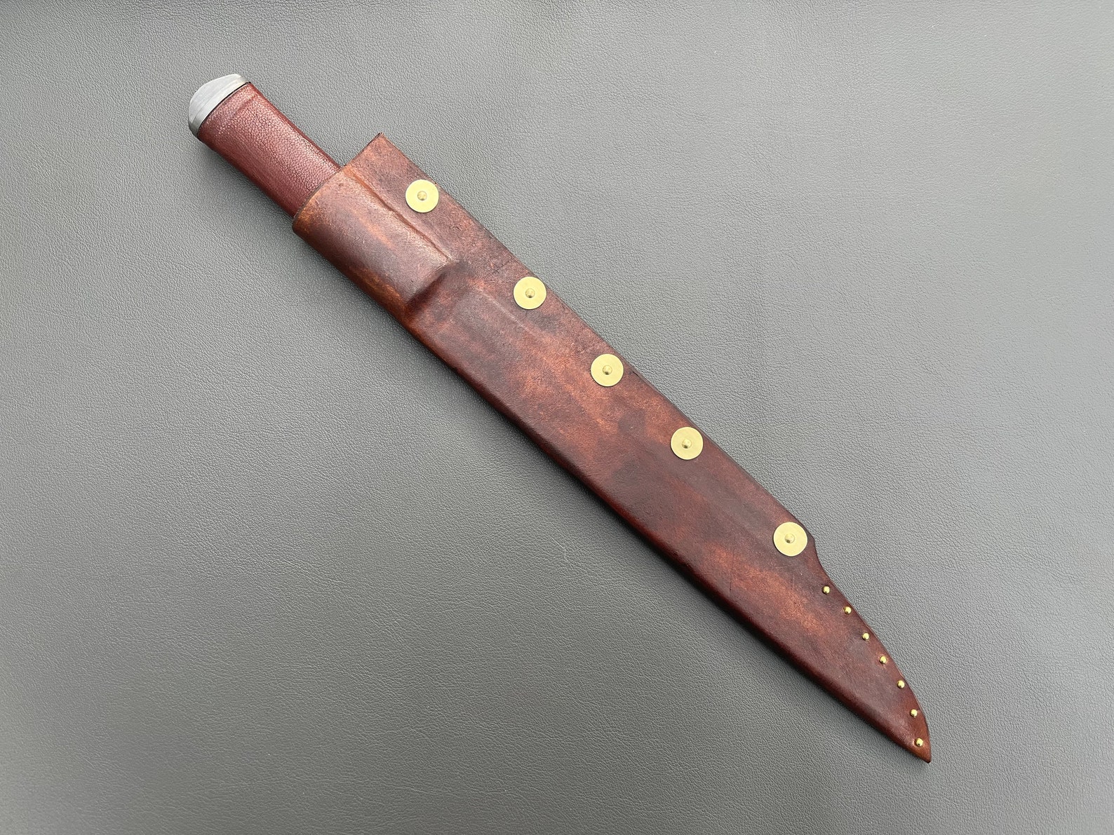 Seax Knife/sword Hand Forged Wrought Iron and Hearth Steel Narrow Sax ...