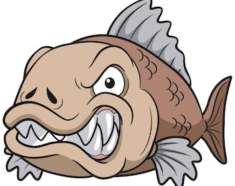 Angry Walleye - Etsy