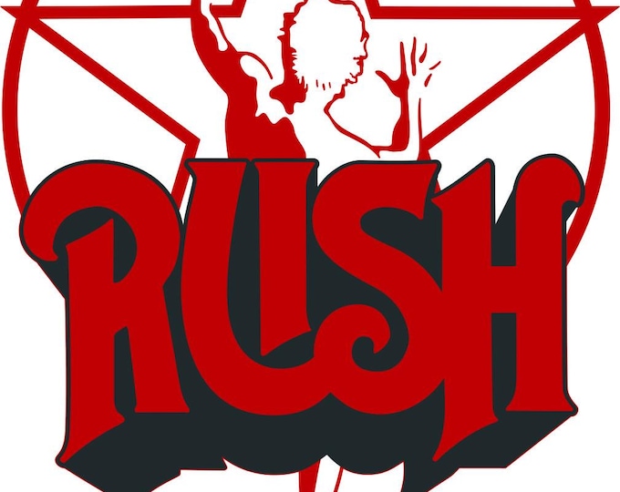 Rush Starman Album Sticker, Officially Licensed, High Quality, Band ...