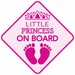 Little Princess on Board Baby Car Vinyl Decal Sticker Caution Sign ...