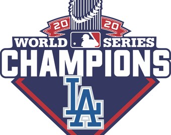 Dodgers World Series Sticker | Etsy
