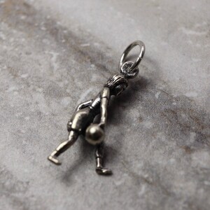 Vintage Sterling Silver Bowling Charm, Female Bowler Charm, Woman ...