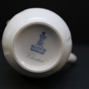 Vintage Kaiser Creamer, 8 Oz, Charles Pattern, China Creamer, Signed ...