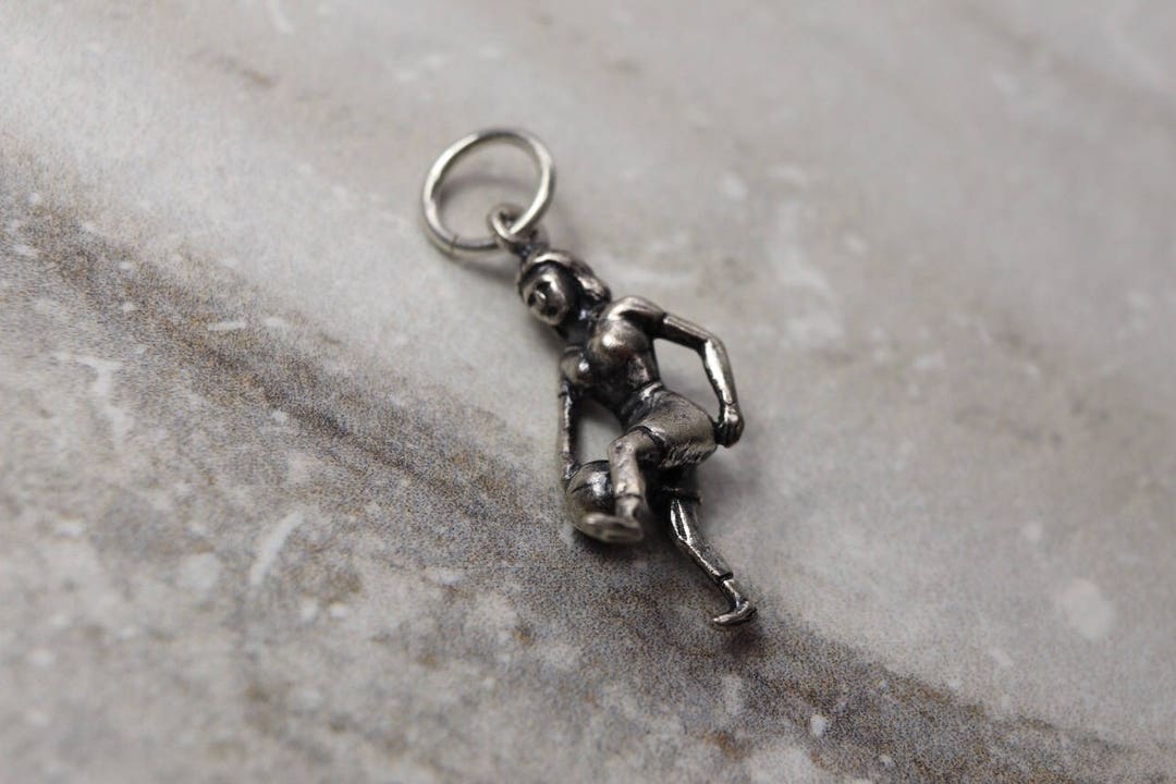 Vintage Sterling Silver Bowling Charm, Female Bowler Charm, Woman ...