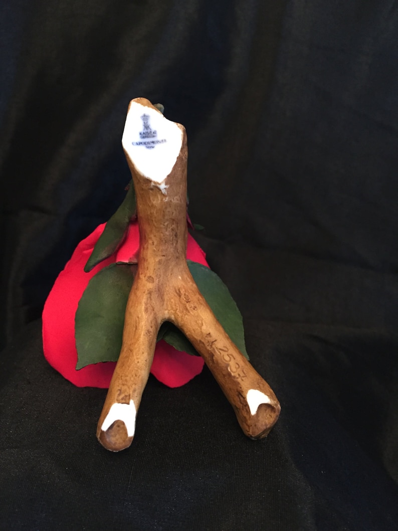 RARE Vintage Kaiser W. Germany Beautiful Red Rose Capodimonte - Etsy