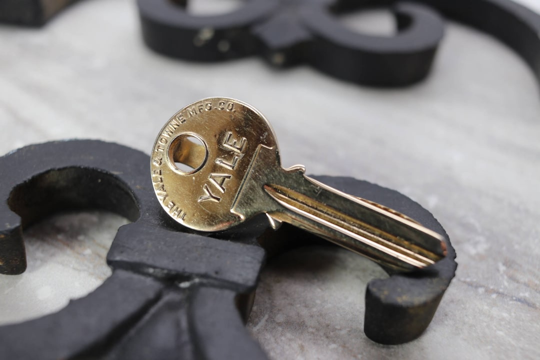 Vintage Hickok Key Tie Clip, Yale Gold Key, Made in USA, the Yale ...