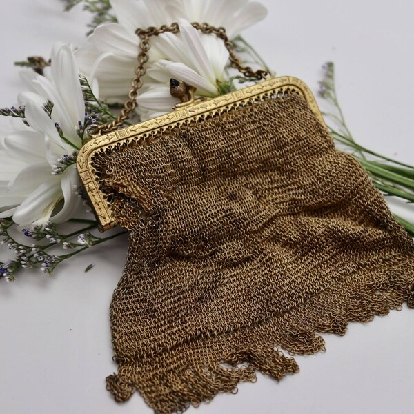 Vintage Mesh Purse - Etsy