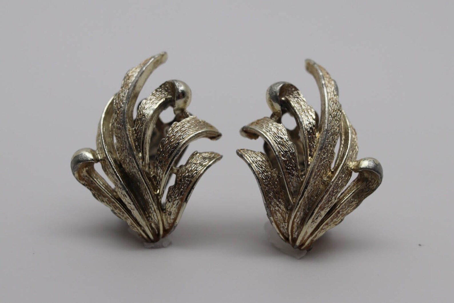 Vintage Coro Goldtone Clip on Earrings, Signed Coro Earrings, Estate ...