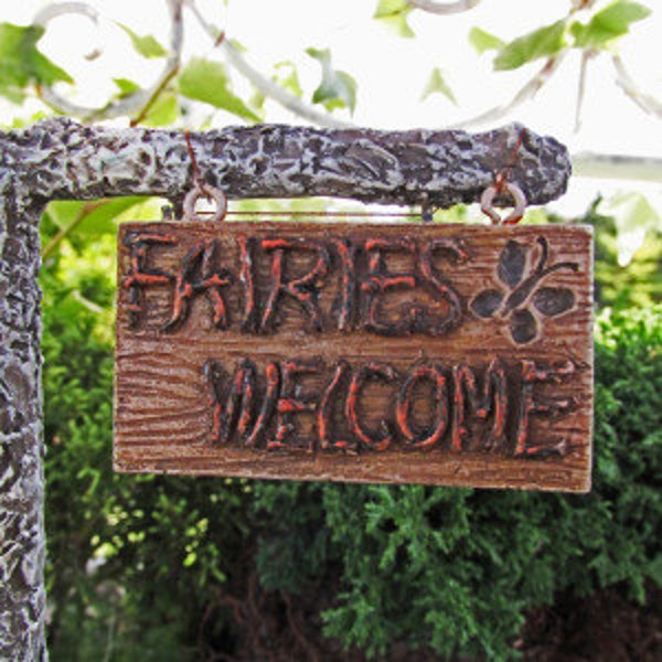 Fairy Garden Sign - Etsy