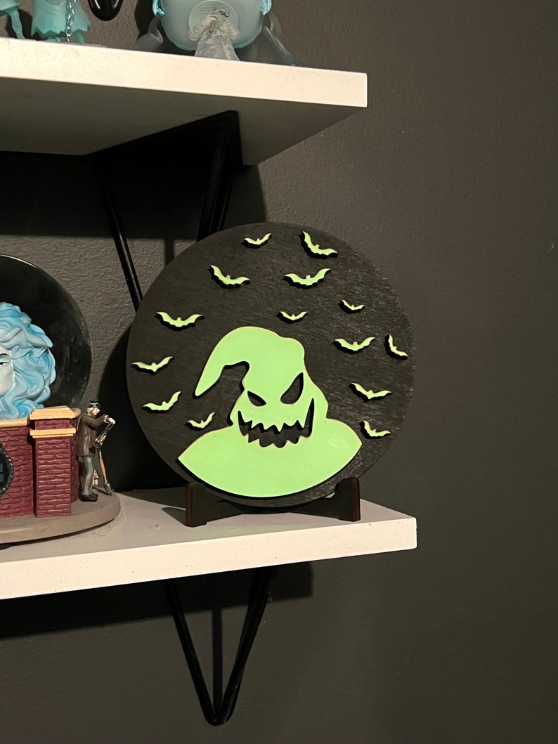 Mini Oogie Boogie Nightmare Before Christmas Halloween Sign // - Etsy