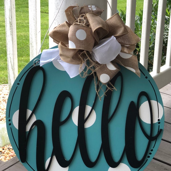 Polka Dot Sign - Etsy