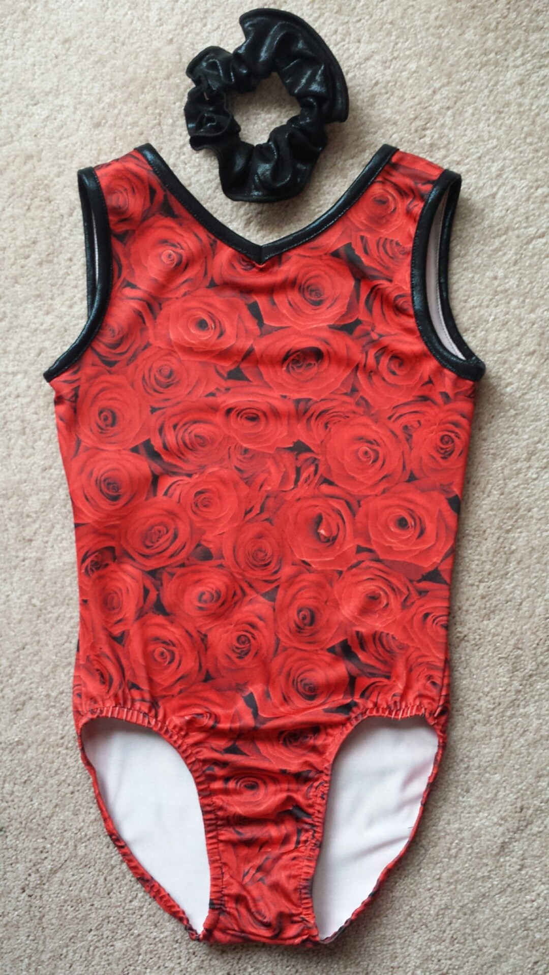 Red Roses Gymnastics Leotard - Etsy