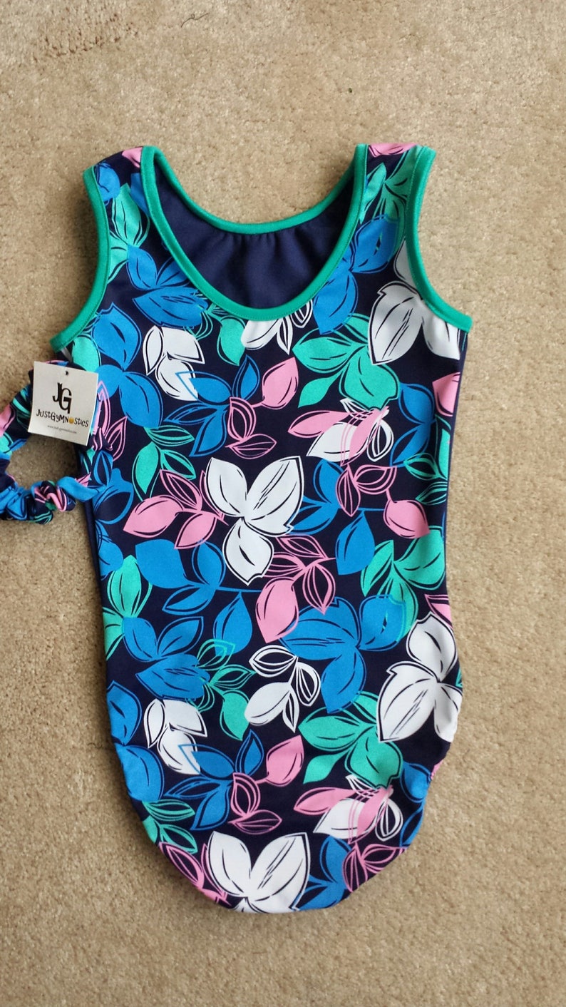 Tropical Leaves Gymnastics Leotard - Etsy