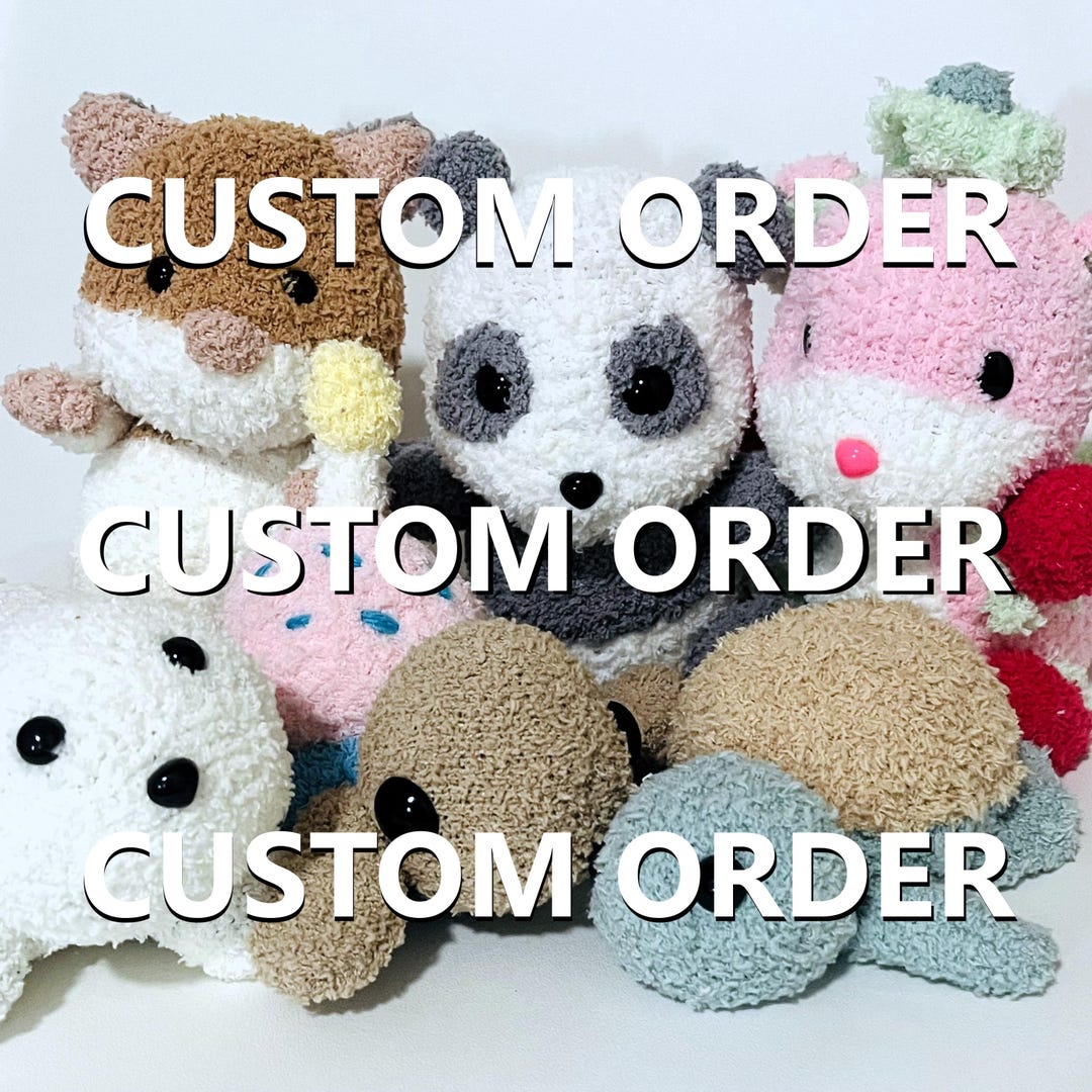 Custom Plushie Order - Etsy