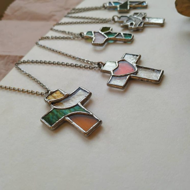 Stained Glass Cross - Etsy