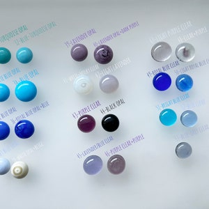 Bright Blue Ring Gift for Girlfriend Glass Jewelry Stained Glass Ring ...