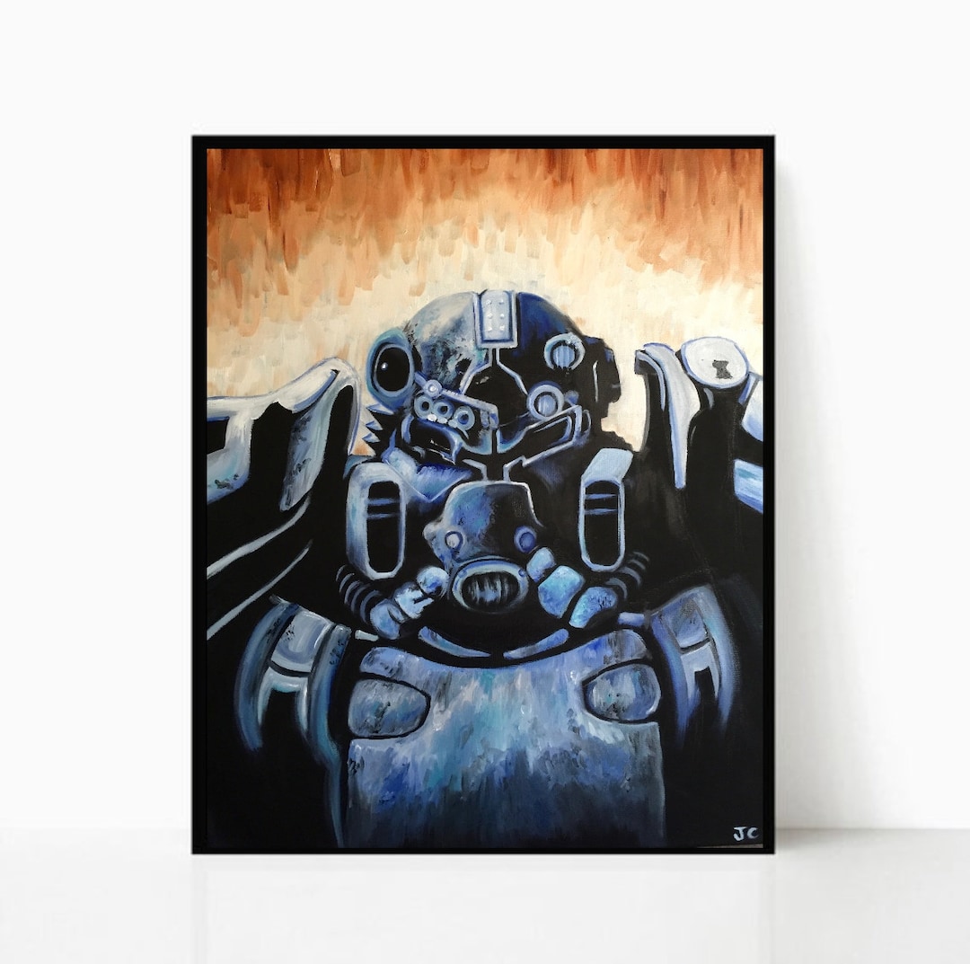 Fallout 4 Painting Print, Fine Art Print, Artwork, Original, Giclee ...