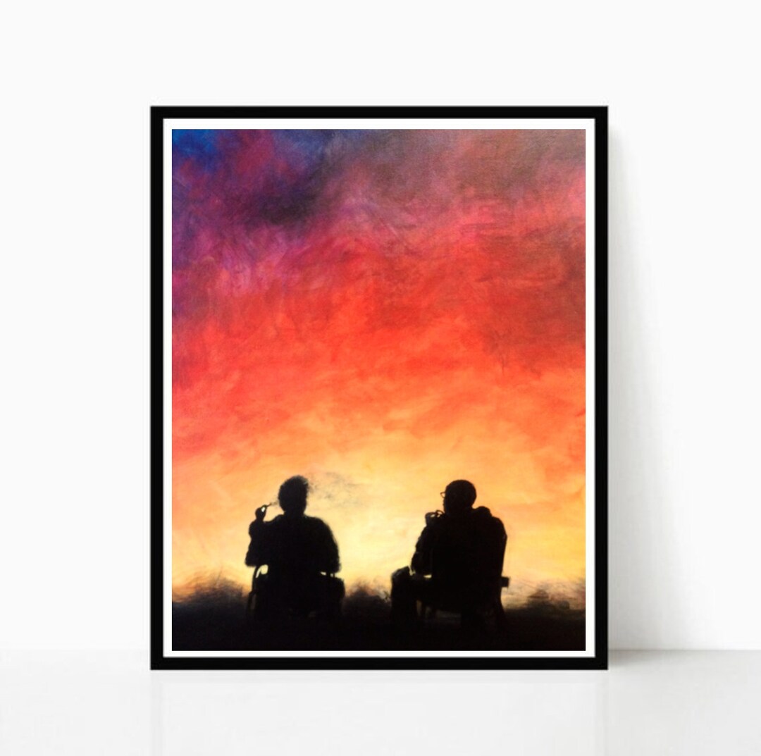 Breaking Bad Painting Print, Fine Art Print, Artwork, Colorful, Giclee ...
