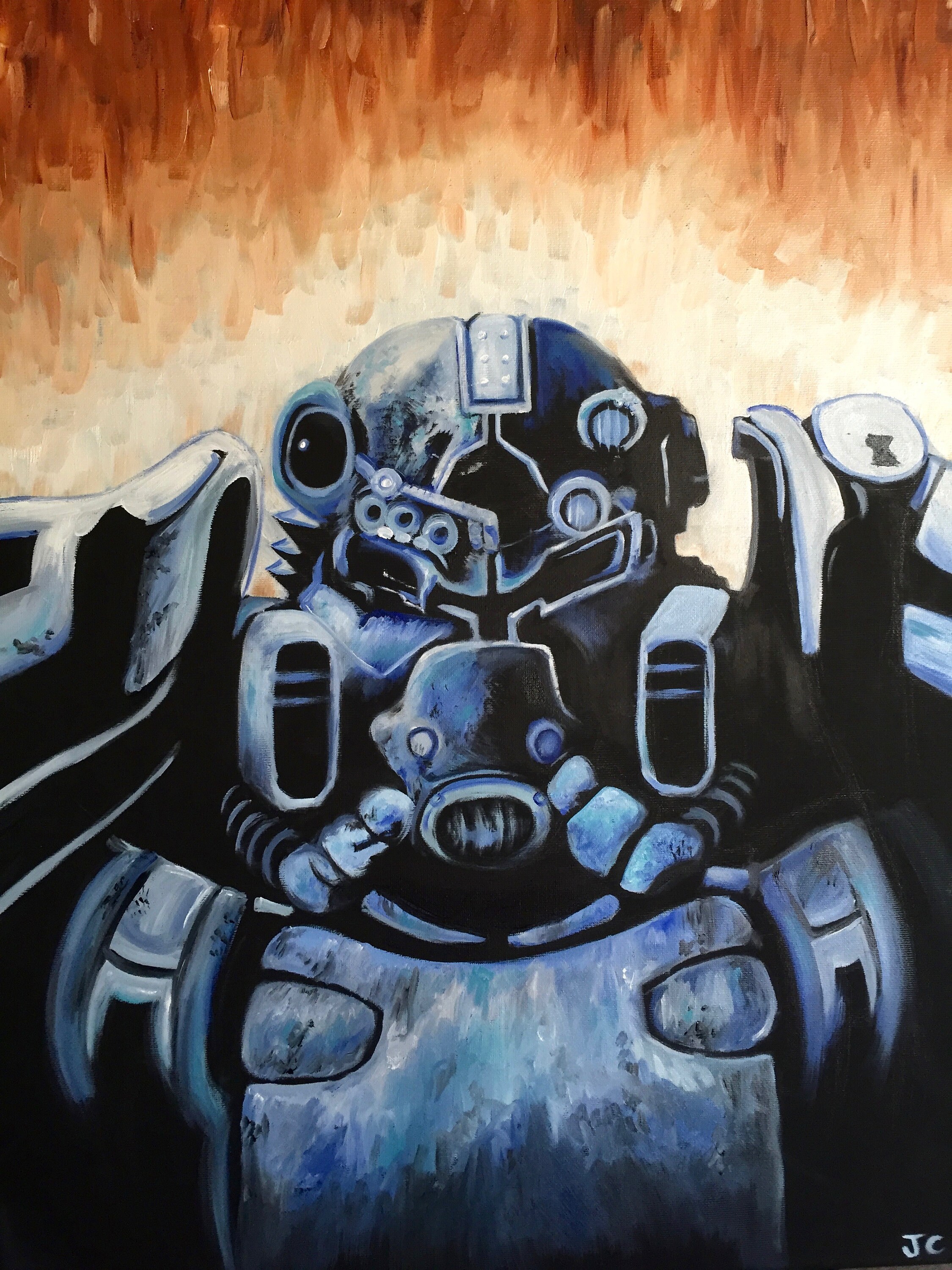 Fallout 4 Painting Print, Fine Art Print, Artwork, Original, Giclee ...