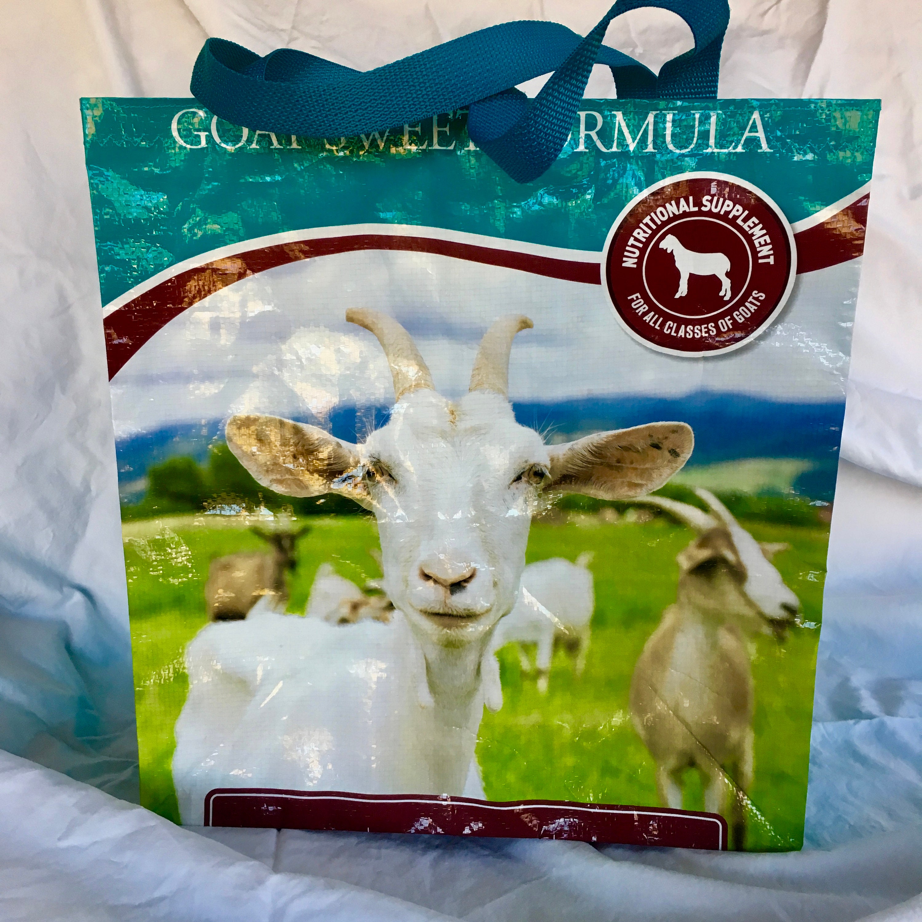 DUMOR Goat Sweet Formula Upcycled Tote Bag,upcycled Market Tote ...