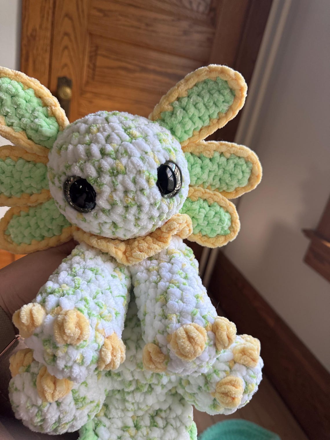 Lemon Lime Jumbo Axolotl Snuggler | Crochet Plushie - Etsy