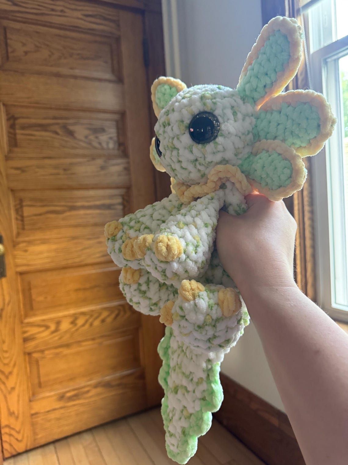 Lemon Lime Jumbo Axolotl Snuggler | Crochet Plushie - Etsy