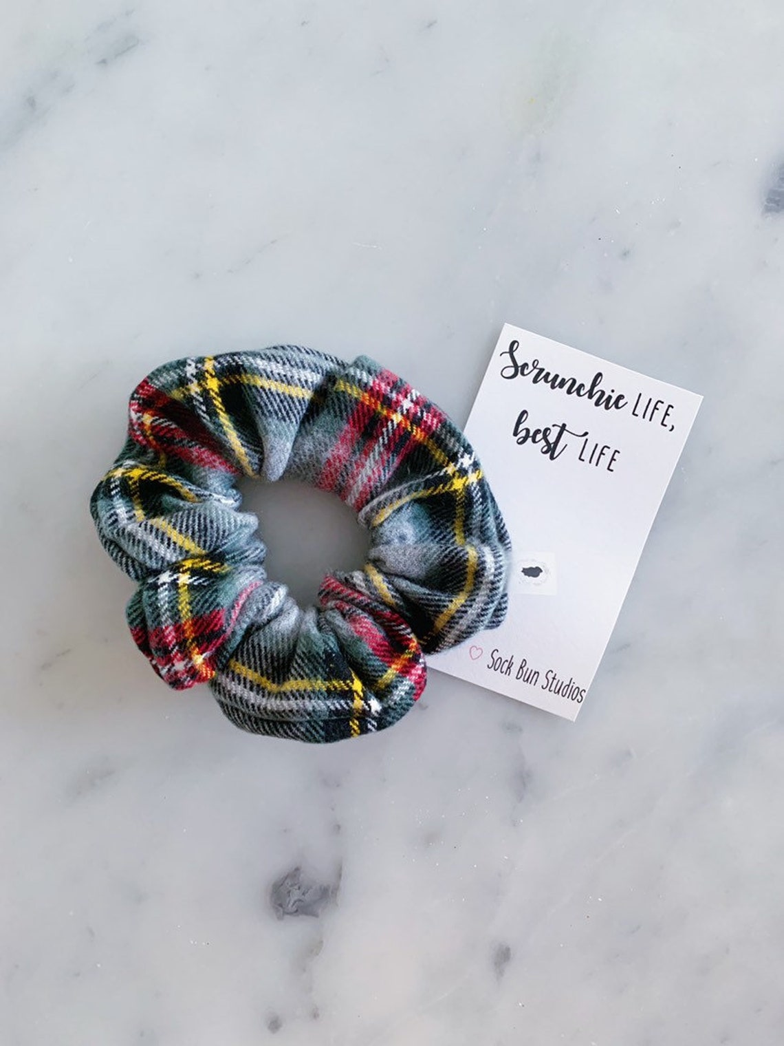 Scottish Tartan Flannel Scrunchie Scrunchies Plaid - Etsy