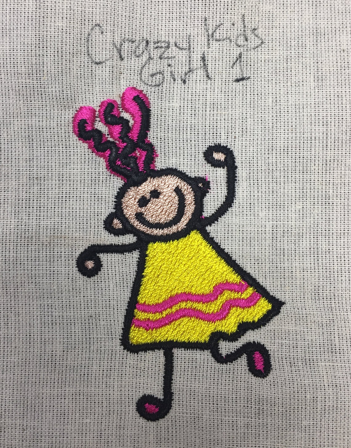 Children Line Art - Machine Embroidery Design - 7 Files - Colorful ...