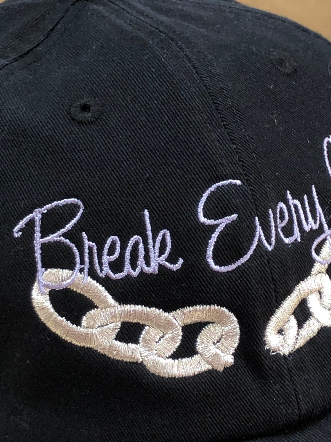 Break Every Chain Hat Embroidery Design Faith Hat Design - Etsy
