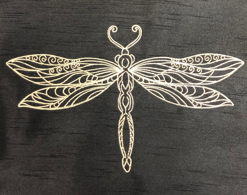 Mandala Dragonfly Design Instant Download Design Machine | Etsy