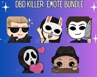 ANIMATED Dead by Daylight Killer Emote Set Various DBD Killer Emotes ...
