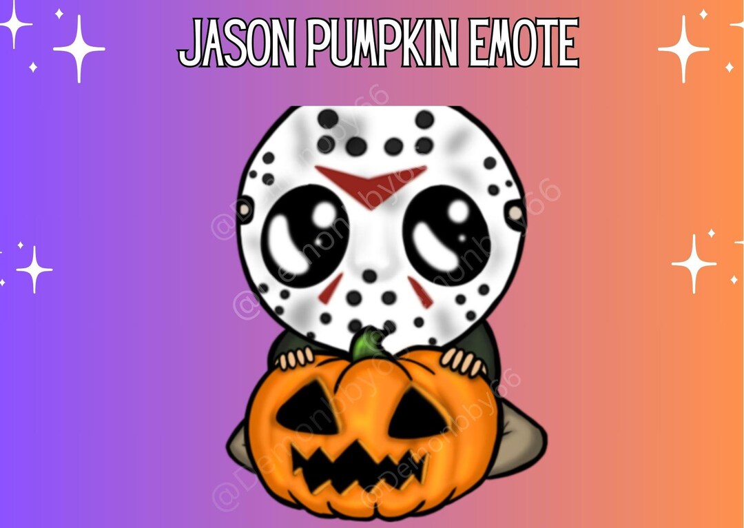 Jason Pumpkin Emote - Etsy