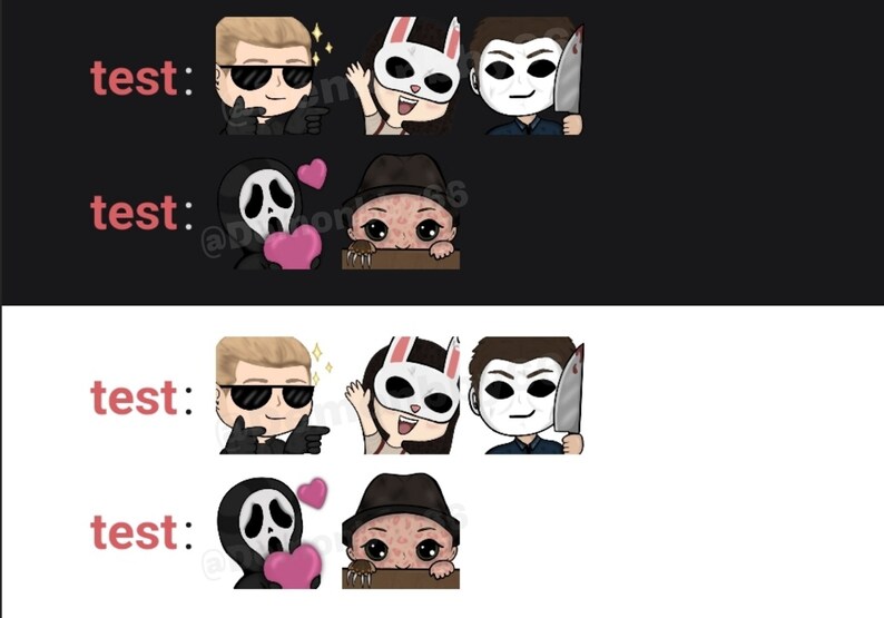 DBD Killer Emote Bundle - Etsy