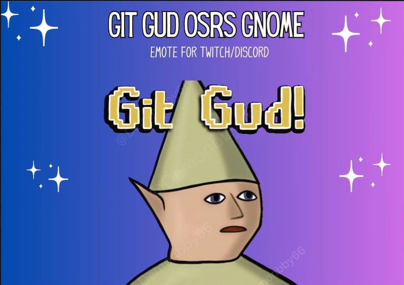 Git Gud OSRS Animated Emote - Etsy