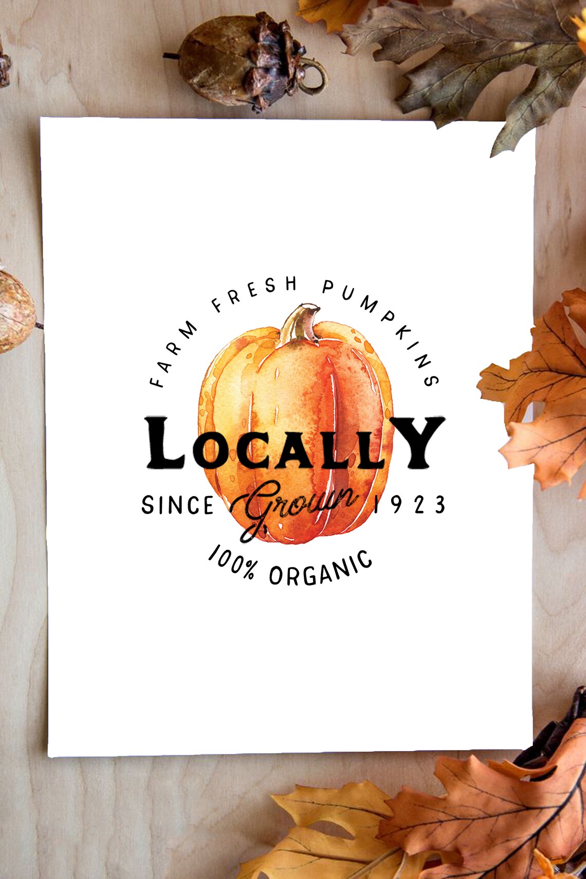 Farm Fresh Pumpkins Print Pumpkin Sign Fall Farmhouse - Etsy