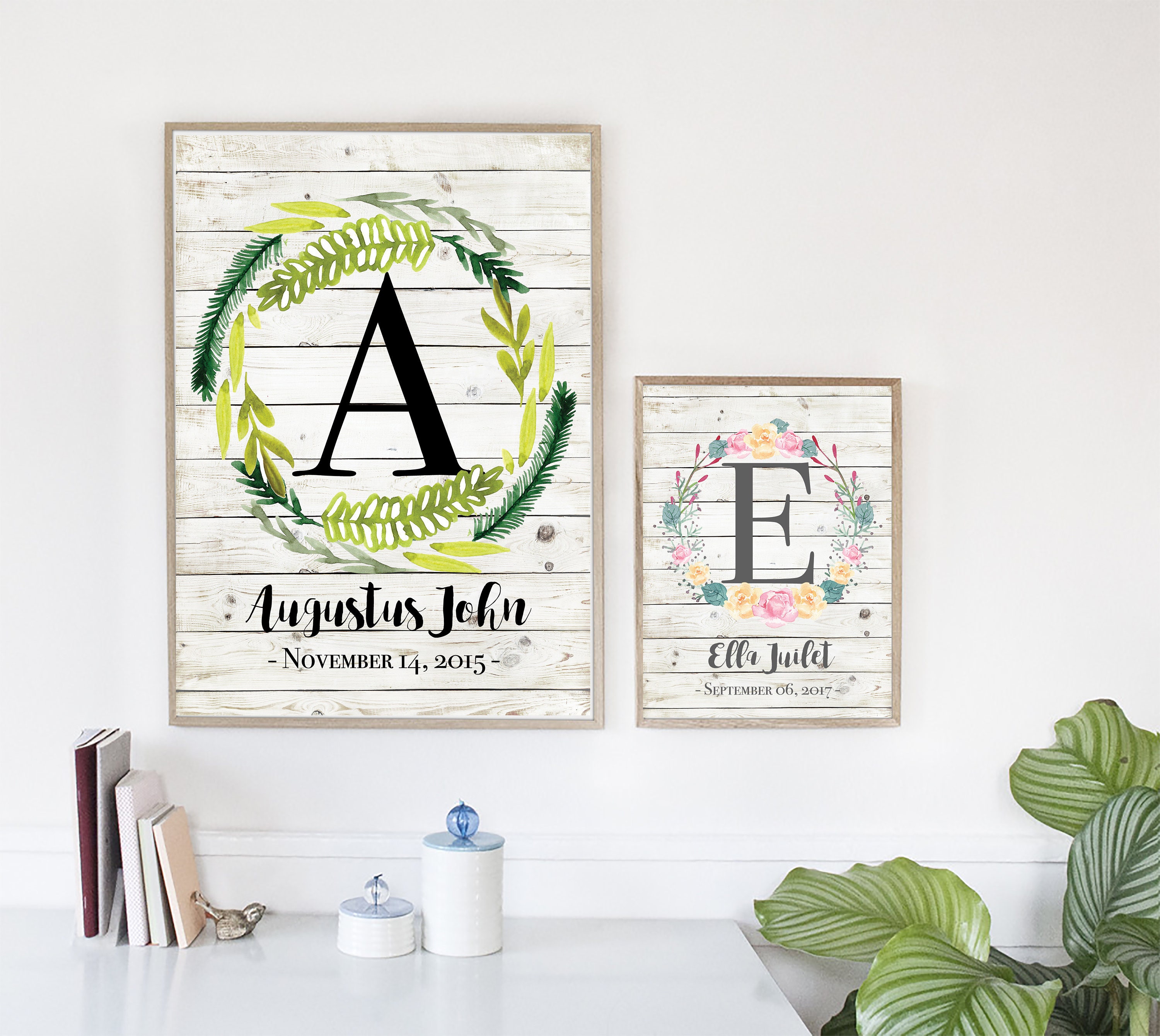 Personalized Nursery Name Sign PRINTABLE Custom Name Print - Etsy