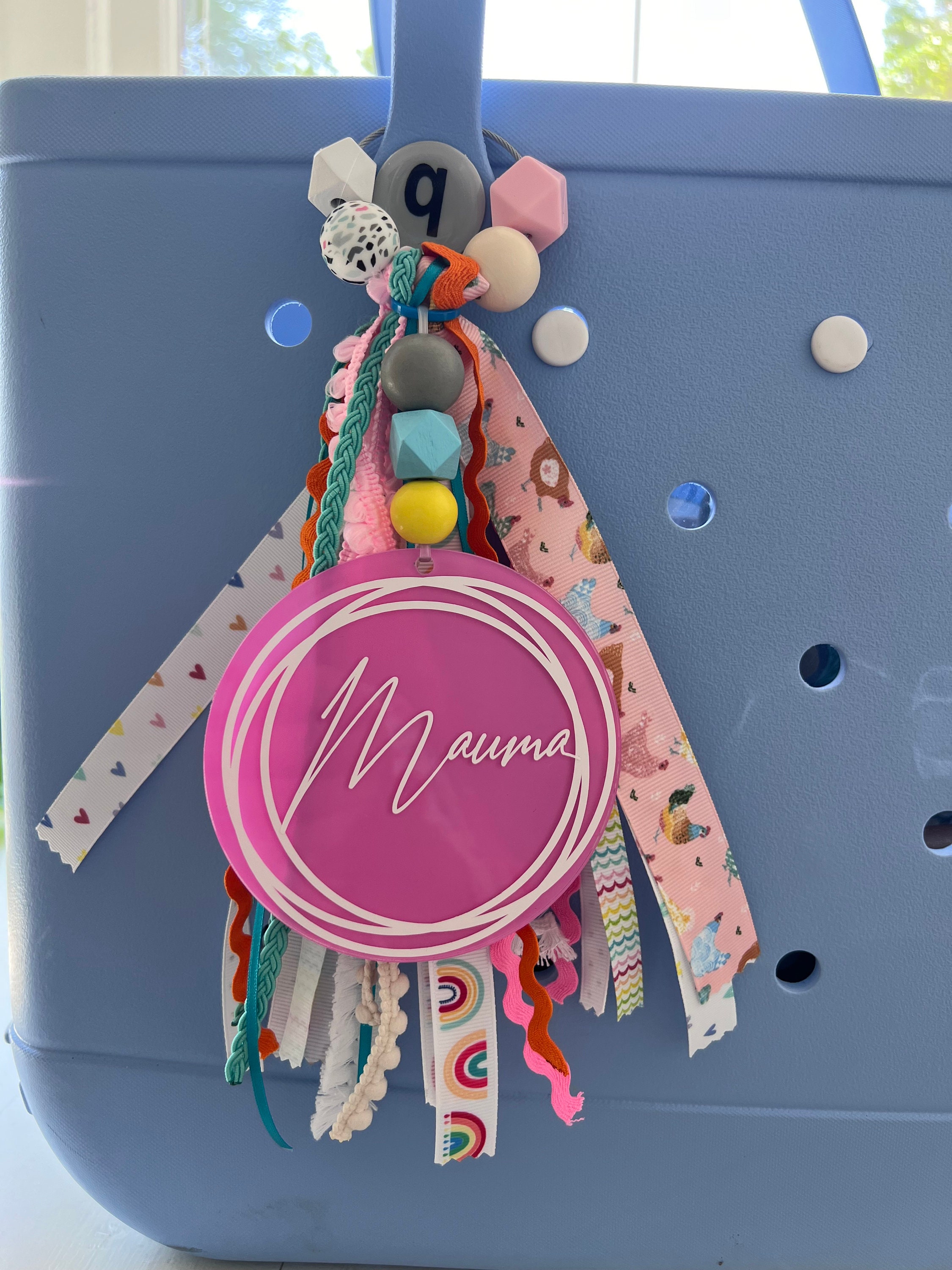 Customized Bogg Bag Tag | Charm | Tassel | Accessory | Beach Bag ...