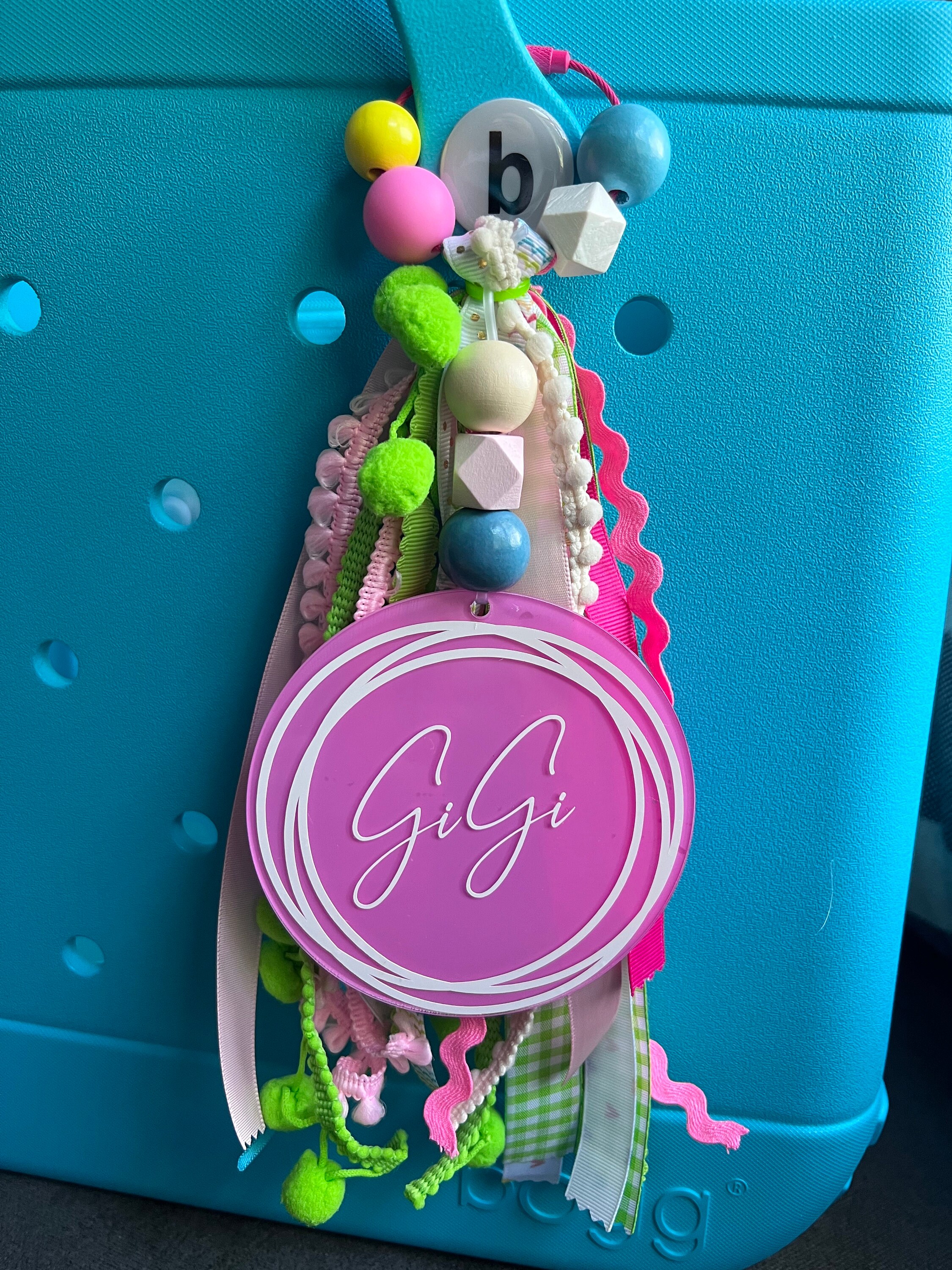 Customized Bogg Bag Tag | Charm | Tassel | Accessory | Beach Bag ...