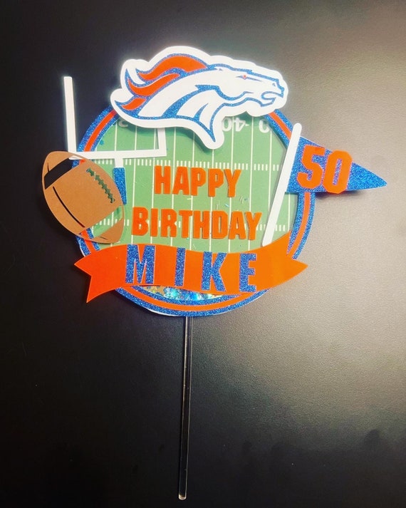 Denver Broncos Football Cakes