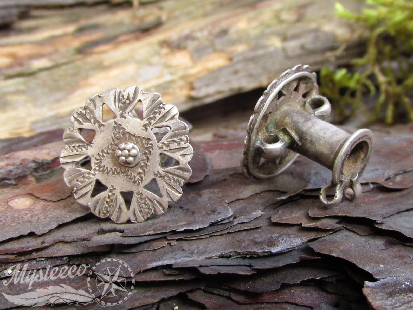 Authentic Tribal Ear Plugs Silver Ear Plugs 5 Mm 4G - Etsy