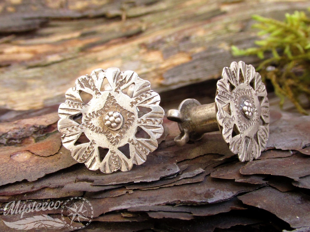 Authentic Tribal Ear Plugs Silver Ear Plugs 5 Mm 4G - Etsy