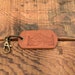 Nature Keyfob Mountain Key Ring Forest Keychain Leather Key - Etsy