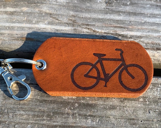 BICYCLE BIKE KEYCHAIN Personalized With Initial Charm Bike Keychain ...