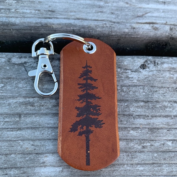 Tree Keychain - Etsy