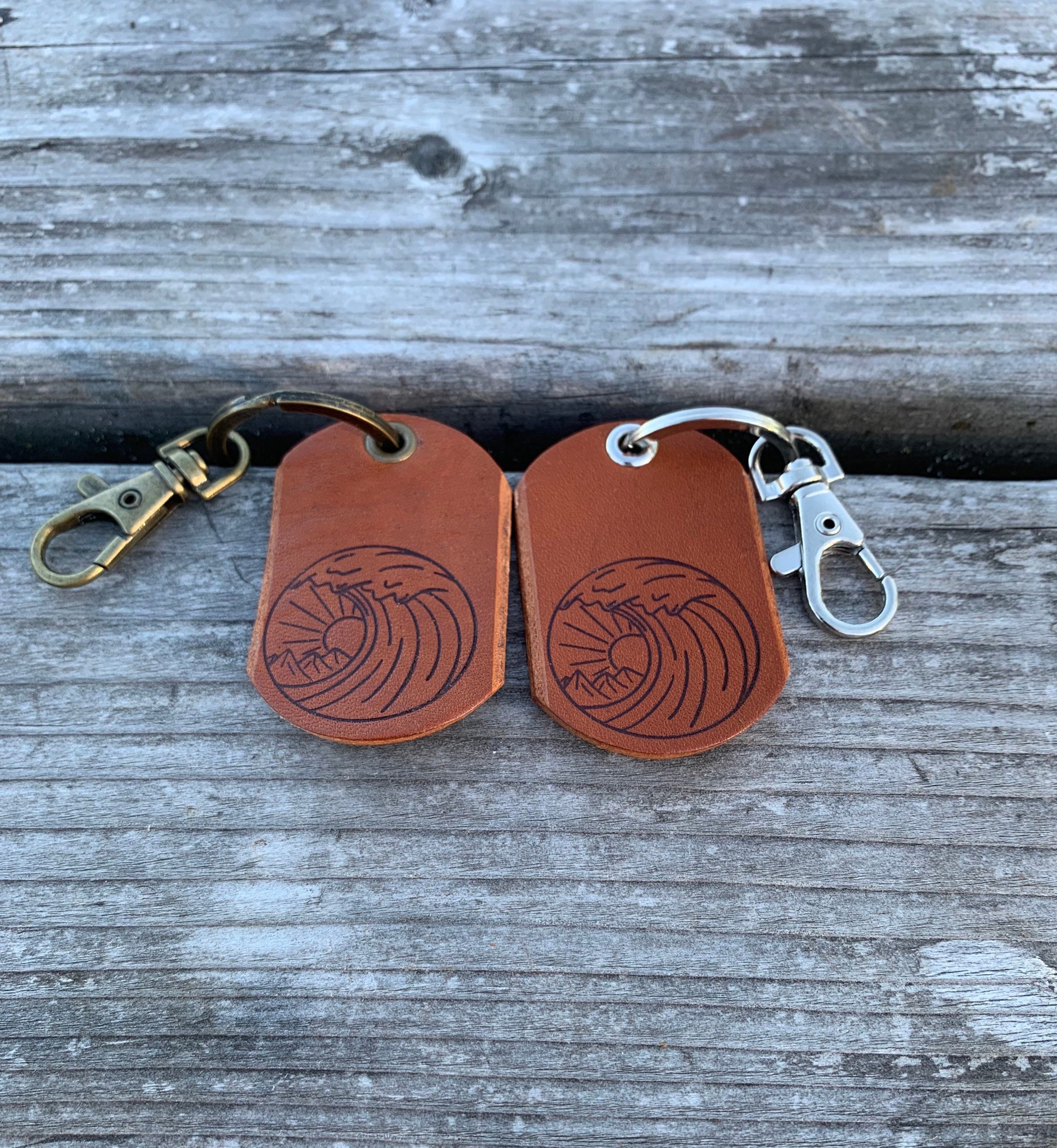 Mountain to Sea Key Fob Ocean Key Ring Beach Keychain - Etsy UK