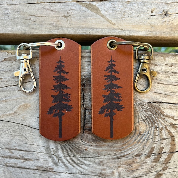Tree Keychain - Etsy