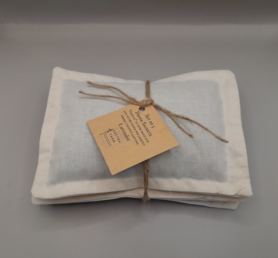 Reusable Organic Dryer Sachets ~ Lavender Dryer Sachets - Etsy
