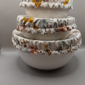 Reusable Fabric Bowl Covers Reusable Cloth Bowl Covers Sustainable Bowl ...