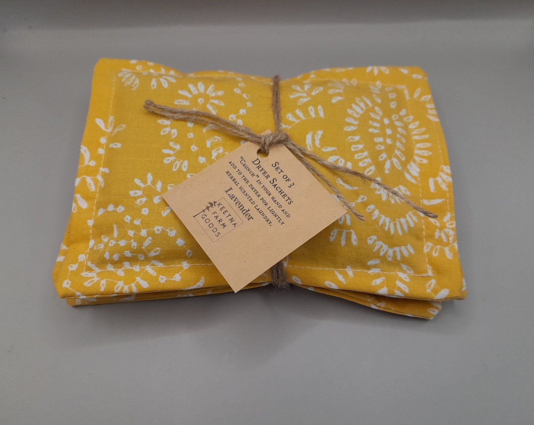 Reusable Organic Dryer Sachets Lavender Dryer Sachets - Etsy